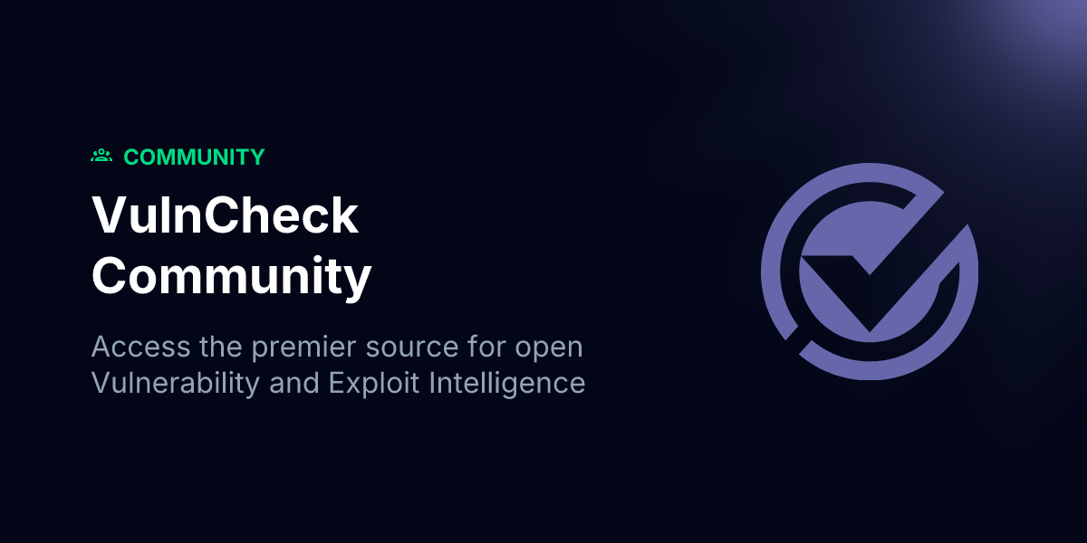 VulnCheck Community - VulnCheck Docs